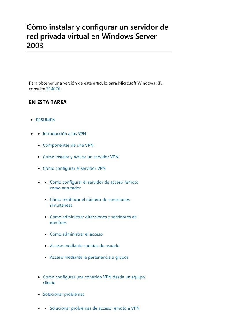 PDF de programación - Como instalar y configurar un servidor de red privada virtual en Windows ...